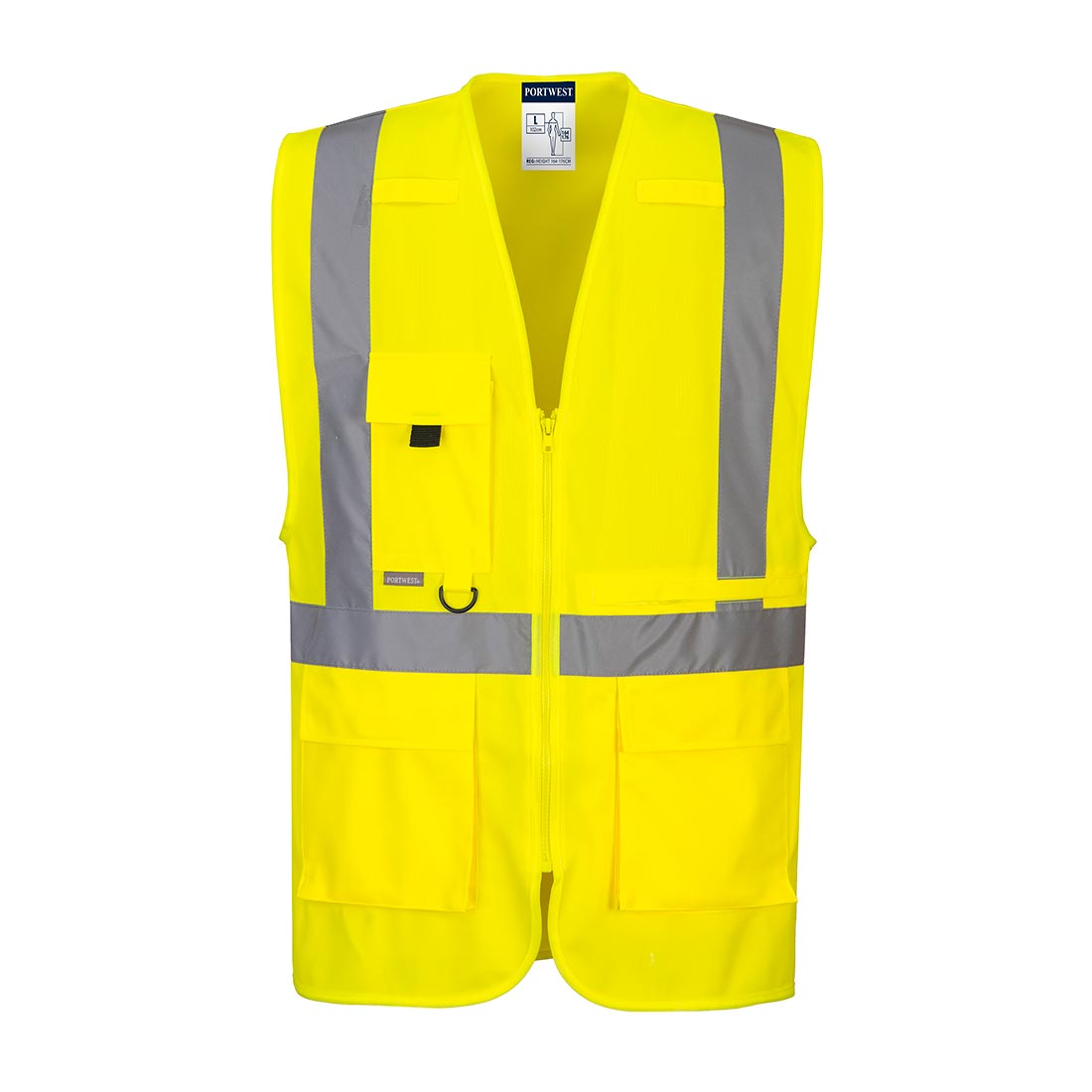 Hi-Vis Executive Vest With Tablet Pocket – Greener Workwear