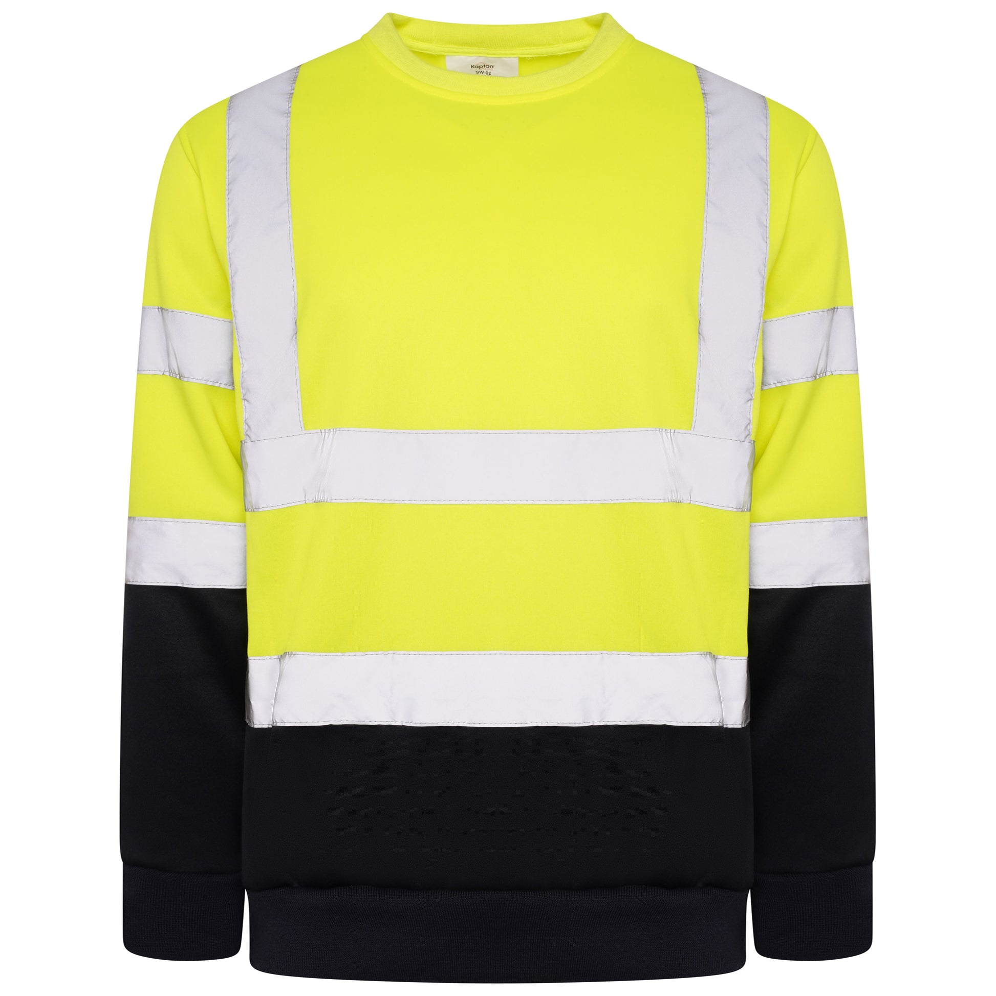 Kapton Hi-Vis Crew Neck Two Tone Sweatshirt – Greener Workwear